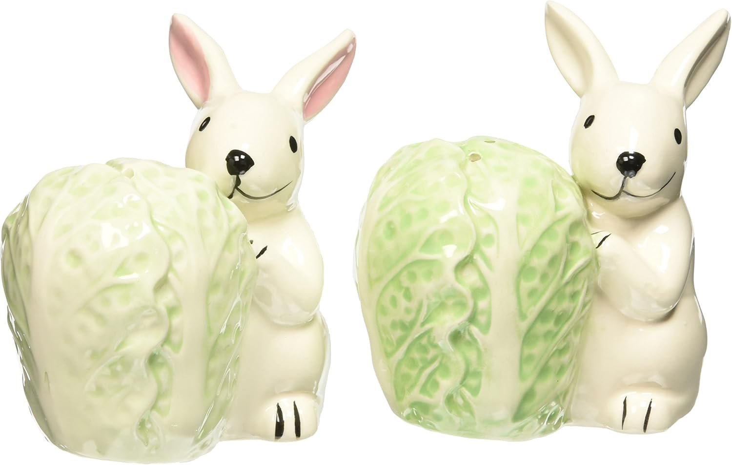 Amazon.com: Abbott Collection Rabbit with Cabbage Salt & Pepper Shaker ...