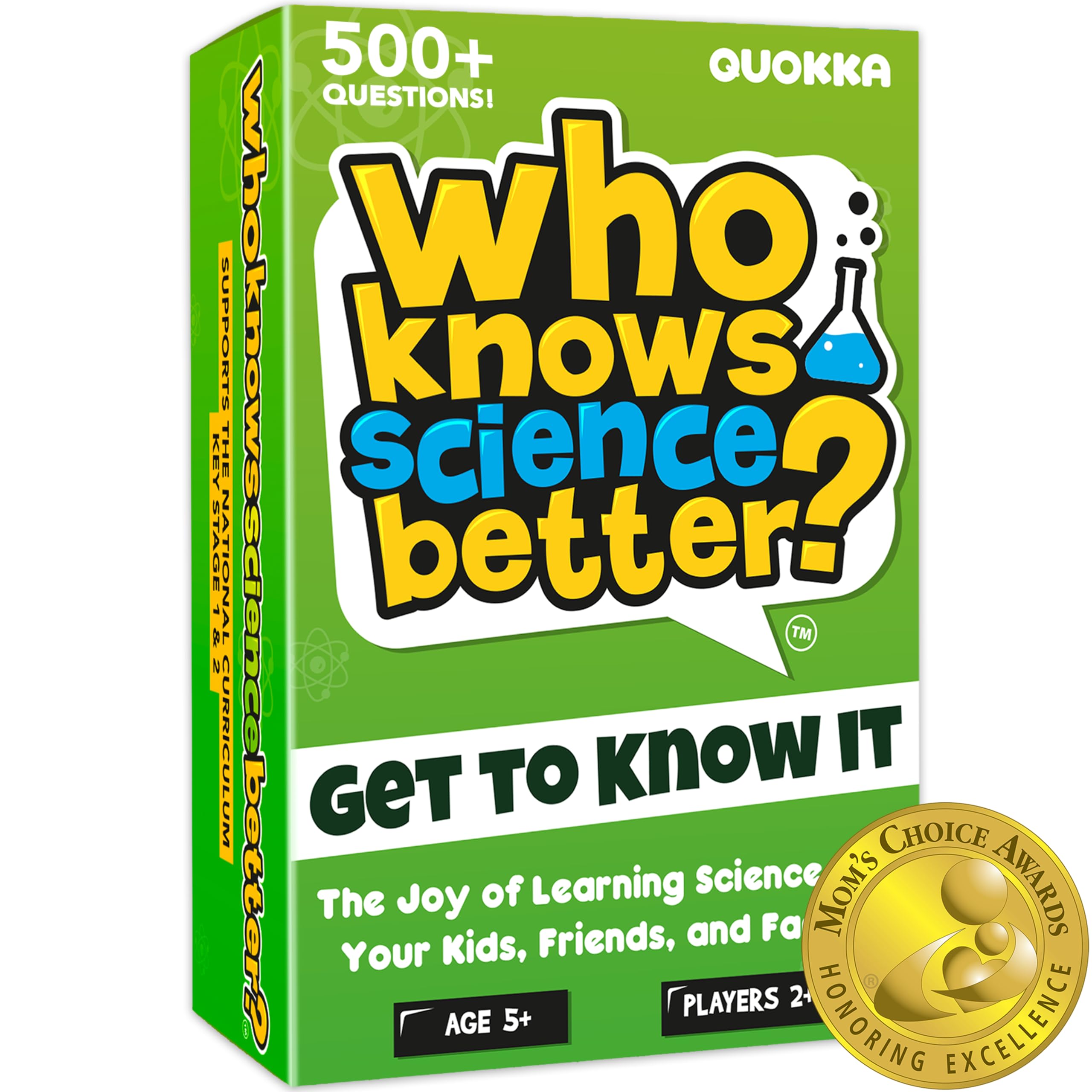 Buy QUOKKA Who Knows Science Better - Learning Family Trivia Games for ...