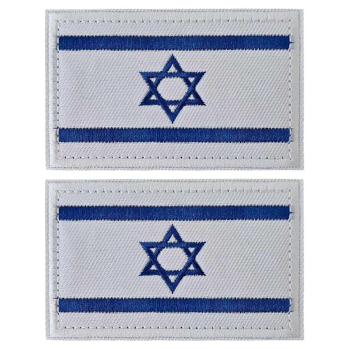 Amazon.com: 2 Pieces Tactical Israeli Flag Patch - Military Uniform ...