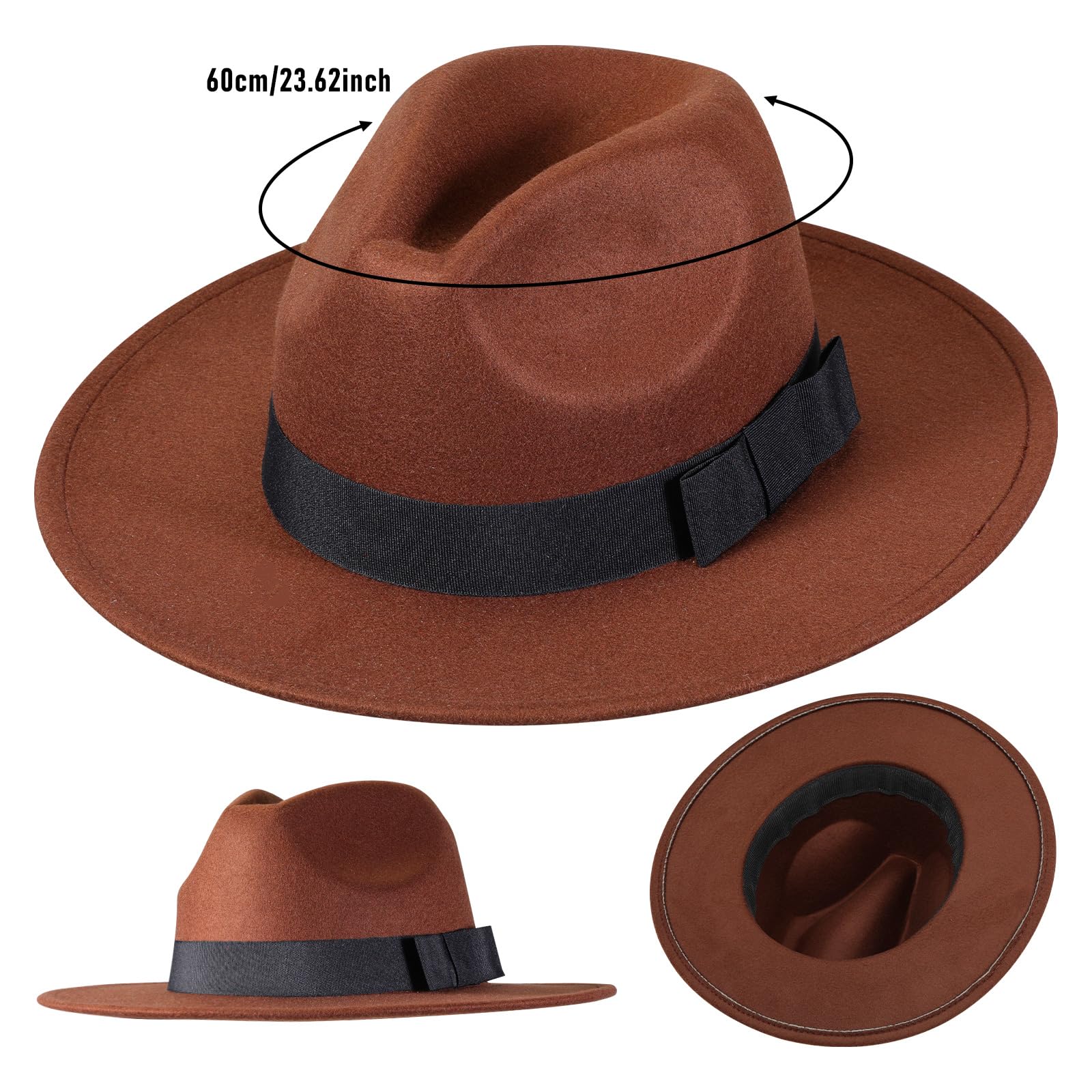 Kasyat 6 Pcs Detective Costume Accessories Inspector Adult Clouseau ...