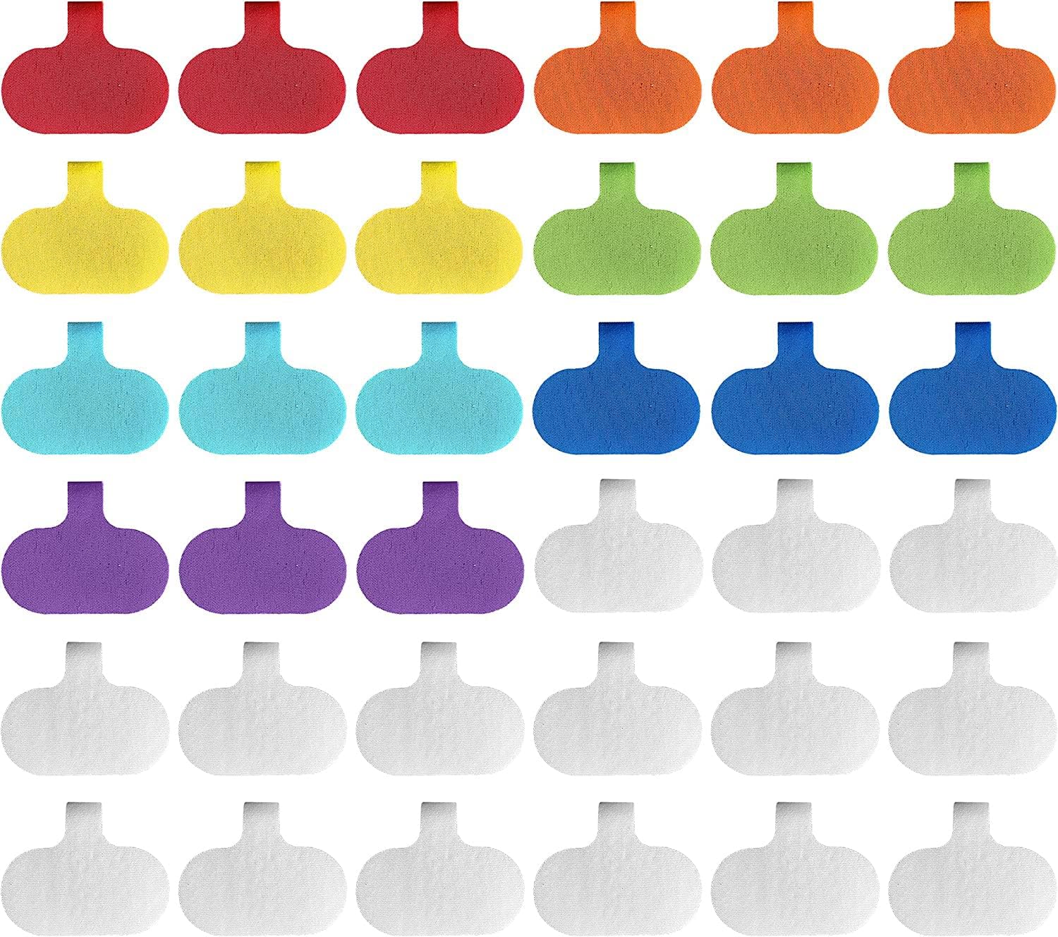 36 PCS Cable Labels, Multi-Color Write On Cord Labels Wire Tags for ...