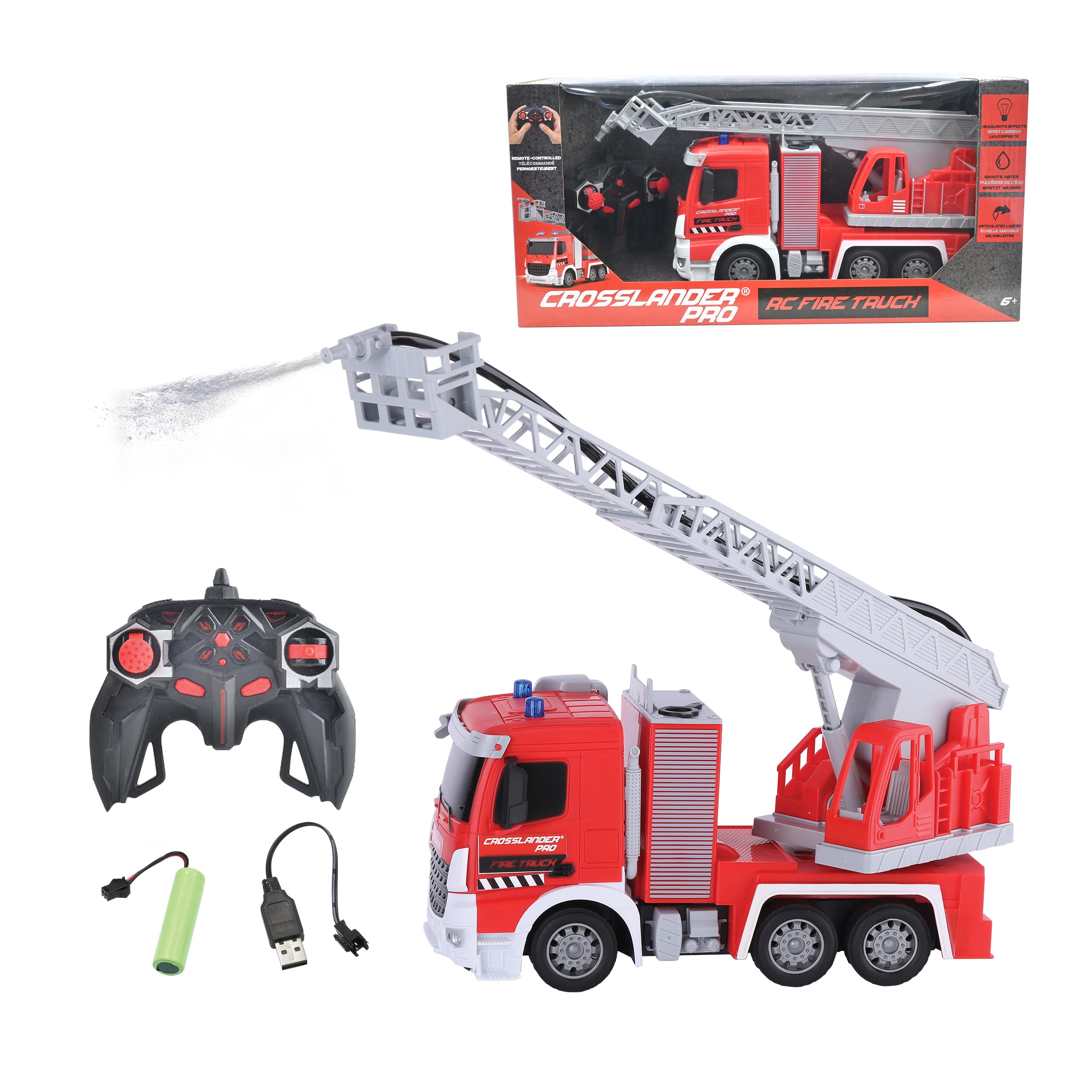 Lexibook Crosslander® pro RC Fire Truck - Remote Controlled fire Truck ...