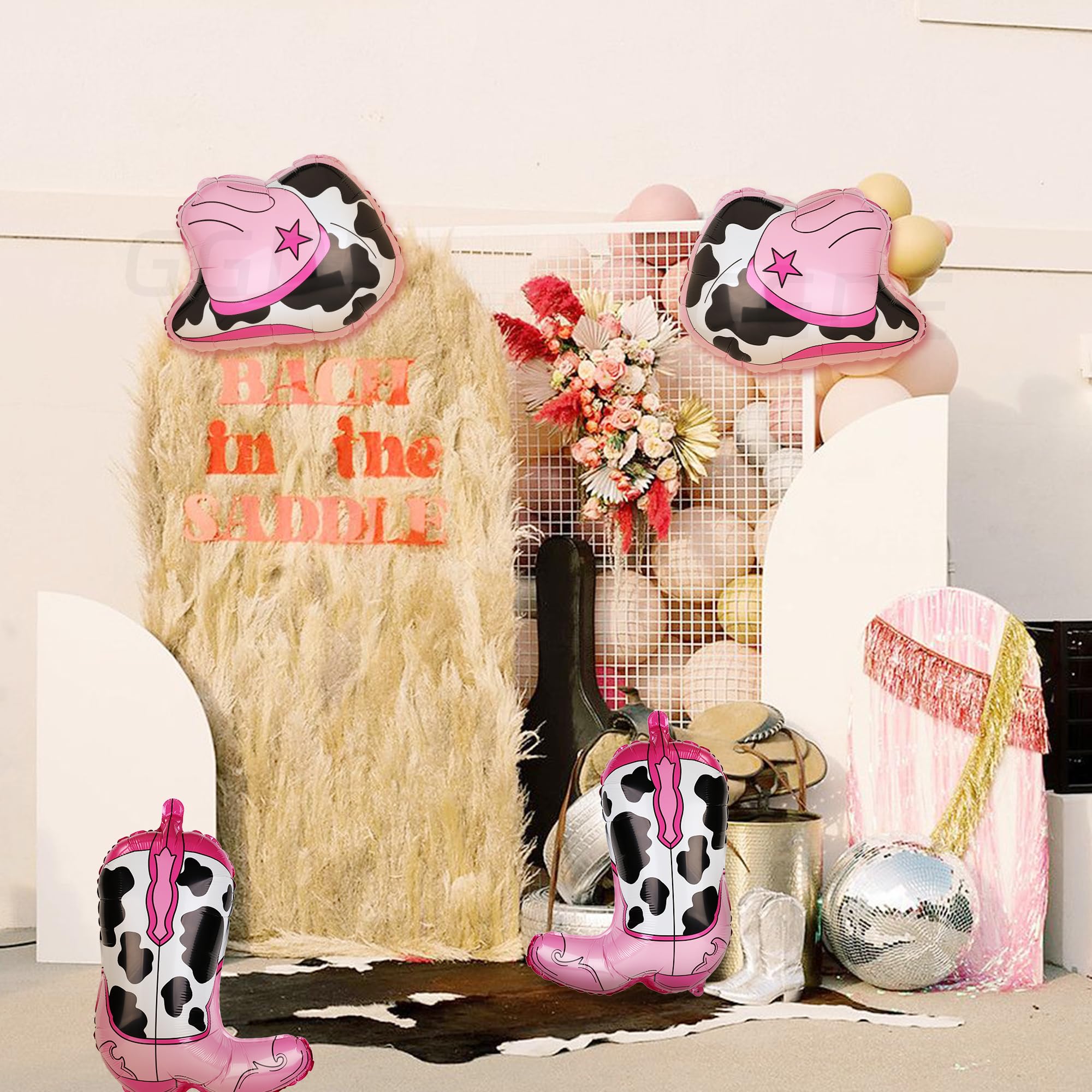 Pink Classroom Decor Resurhang 15 Pcs Western Cowboy Party Cutouts With ...