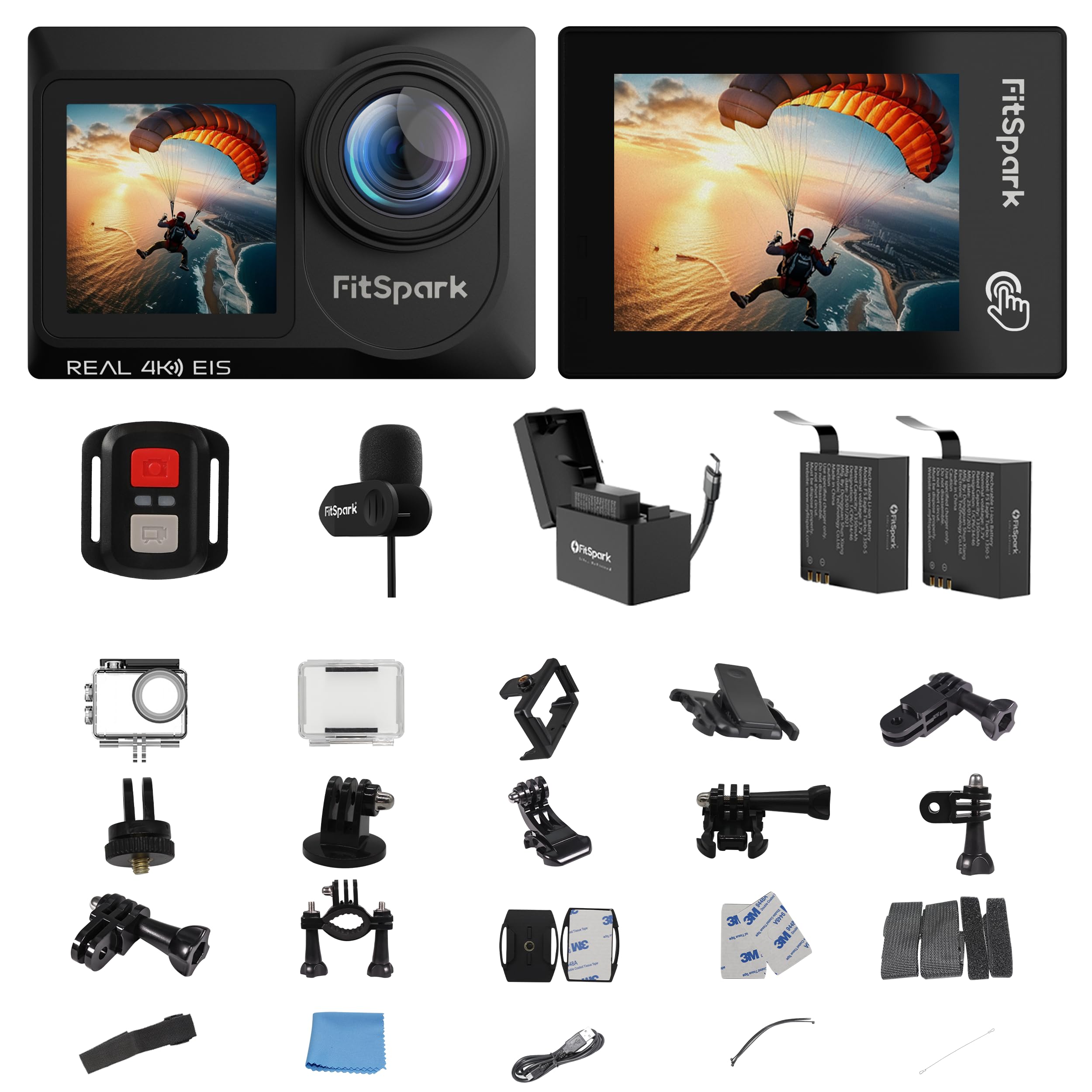 Fitspark Eagle I15 Promax Real 4k30fps 20mp Wifi Action Camera ...