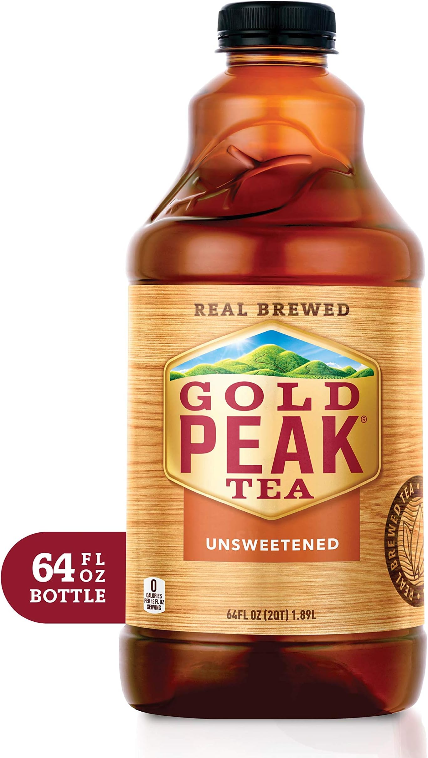 Amazon.com : Gold Peak Unsweetened Black Iced Tea Drink, 16.9 fl oz, 6 ...