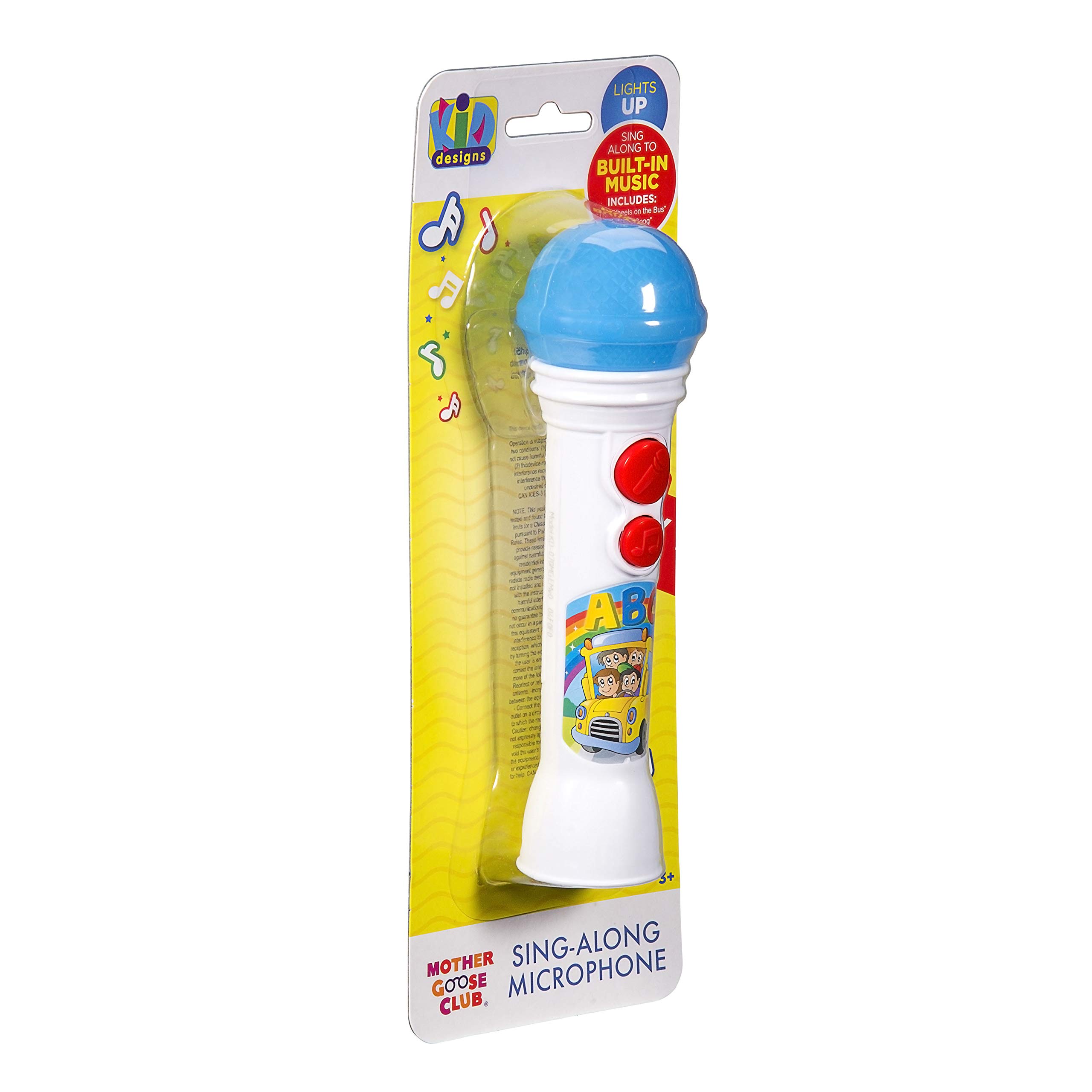 Mother Goose Club Karaoke Sing Along Microphone for Kids, Built-in ...