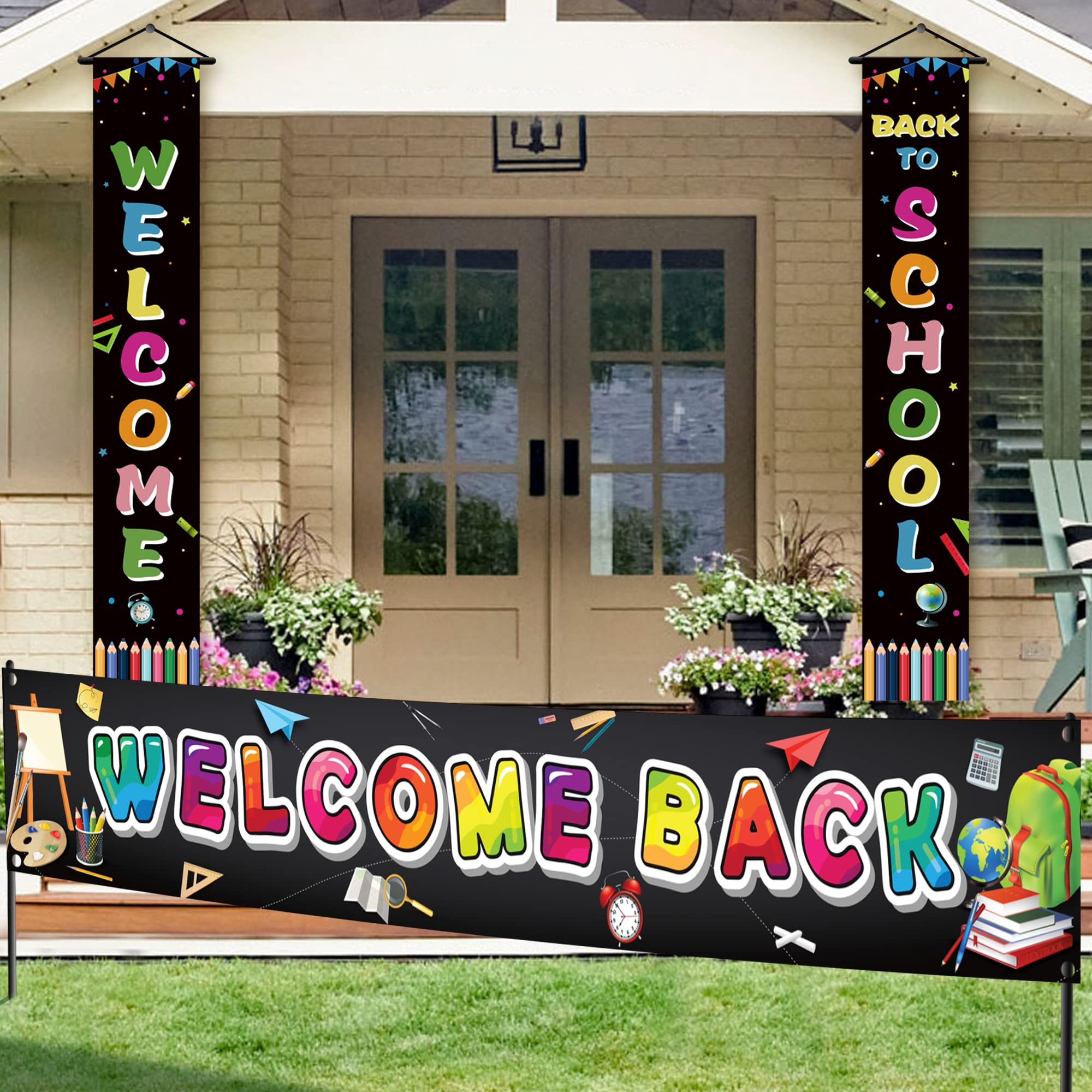 Back To School 2024 Banner Welcome Back To School Banner Back To School ...