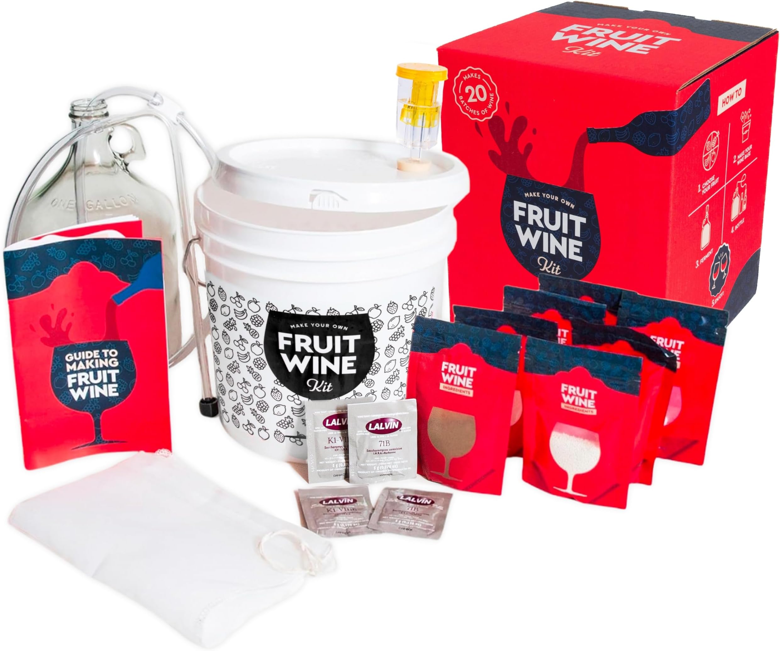 Amazon.com: Winexpert Reserve Pinot Noir Red Wine Making Kit : Grocery ...