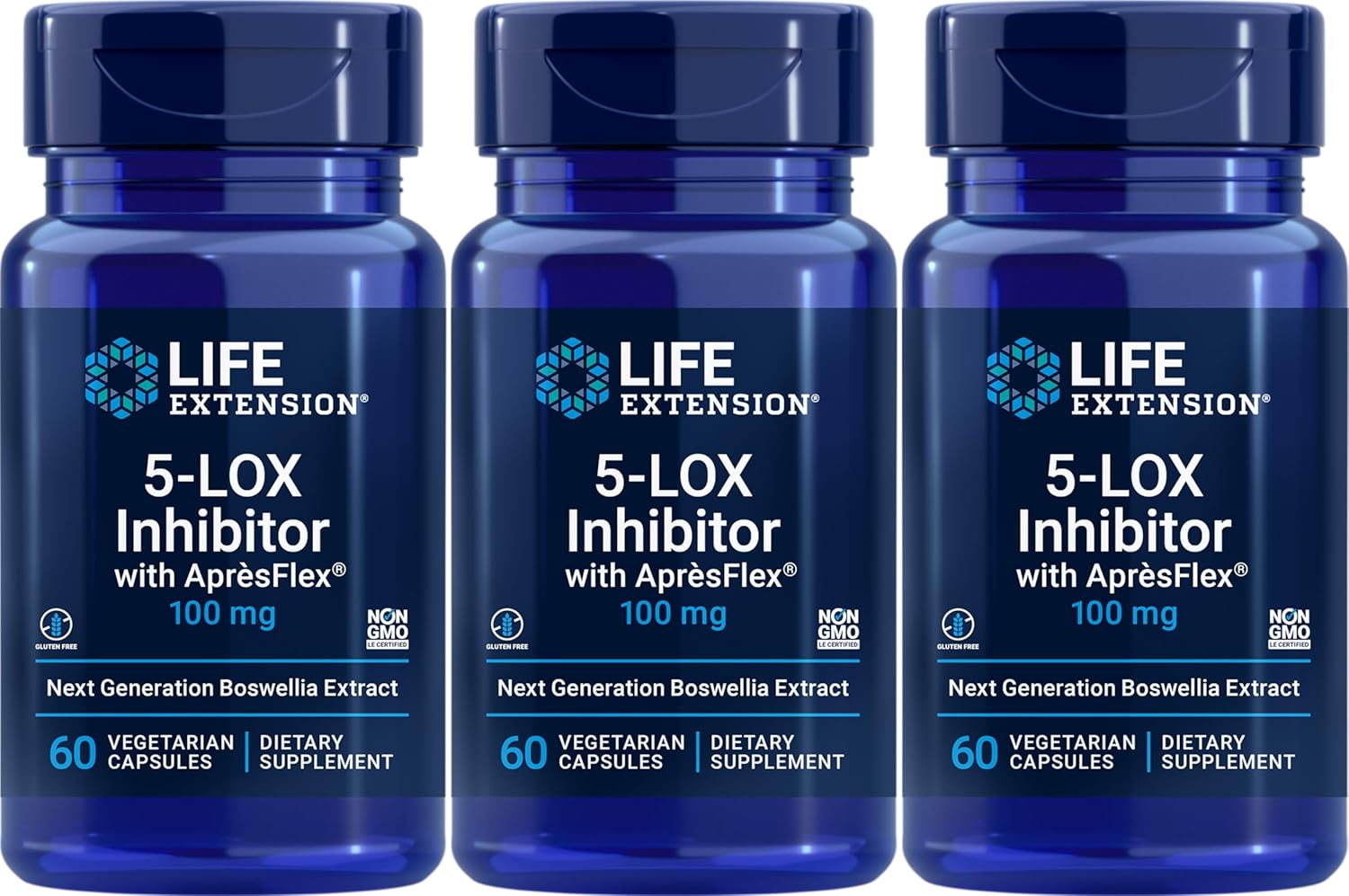 Amazon.com: Life Extension 5-LOX Inhibitor with AprèsFlex 100 mg, 60 ...