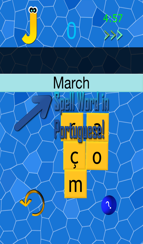 iJumble - Portuguese Language Vocabulary and Spelling Word Game - App ...