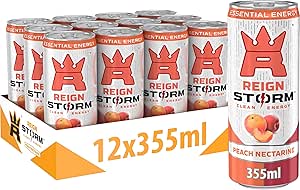 Reign Can Peach 355 ml (Pack of 12) : Amazon.co.uk: Grocery