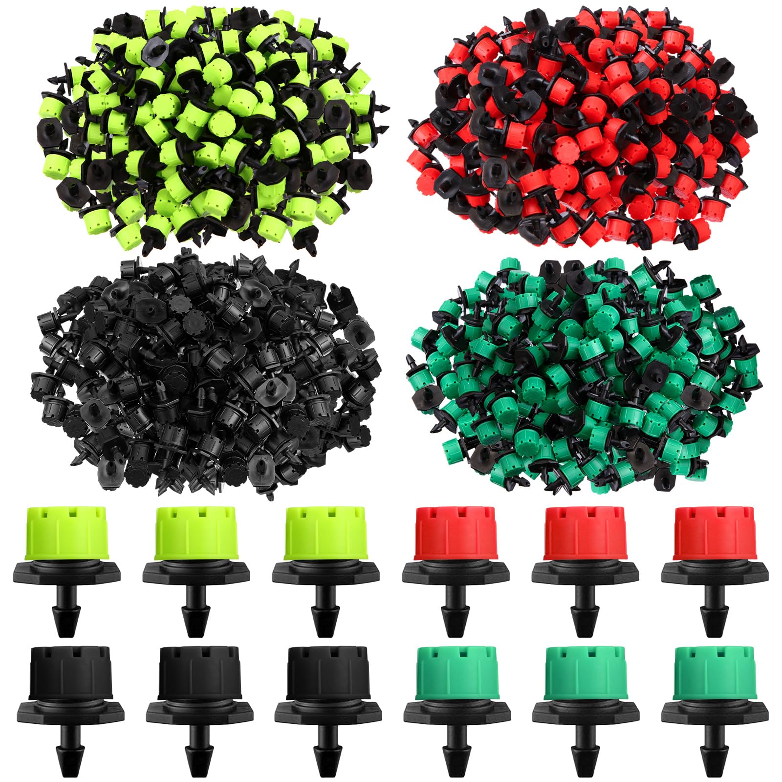 Snapklik.com : Yaocom 600 Pcs Sprinkler Irrigation Drippers, 1/4 Inch ...
