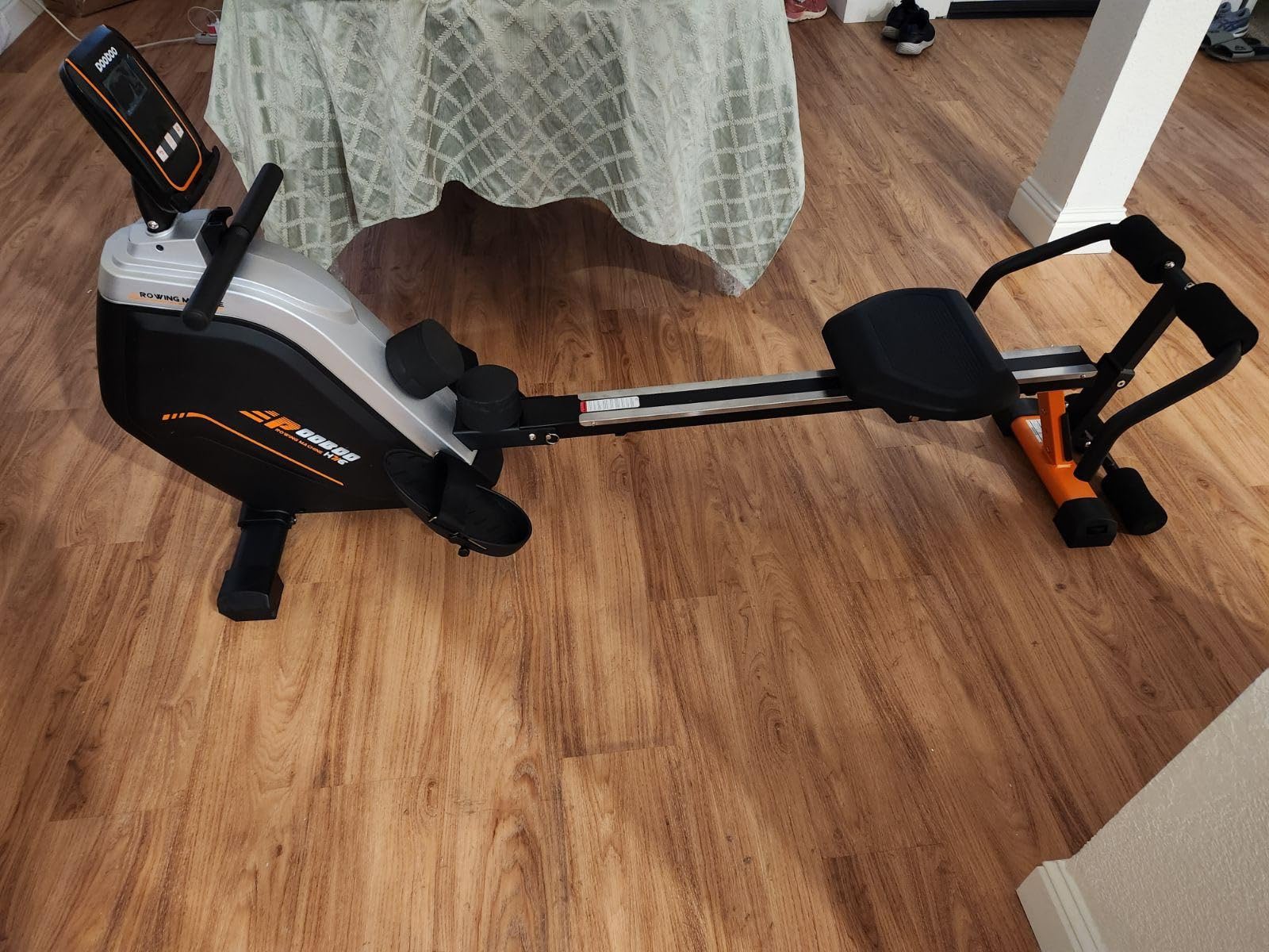 $48/mo - Finance pooboo Rowing Machine, Max 350 LBS Magnetic Rower with ...