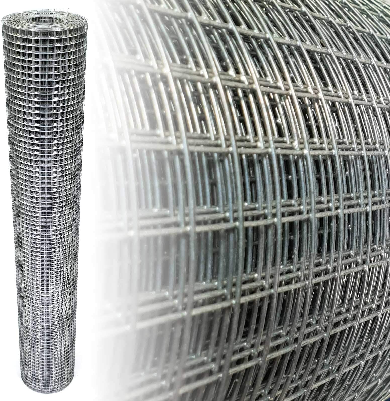 Grillage mailles Grille métallique Volière Acier Galvanisé 1mx10m ...