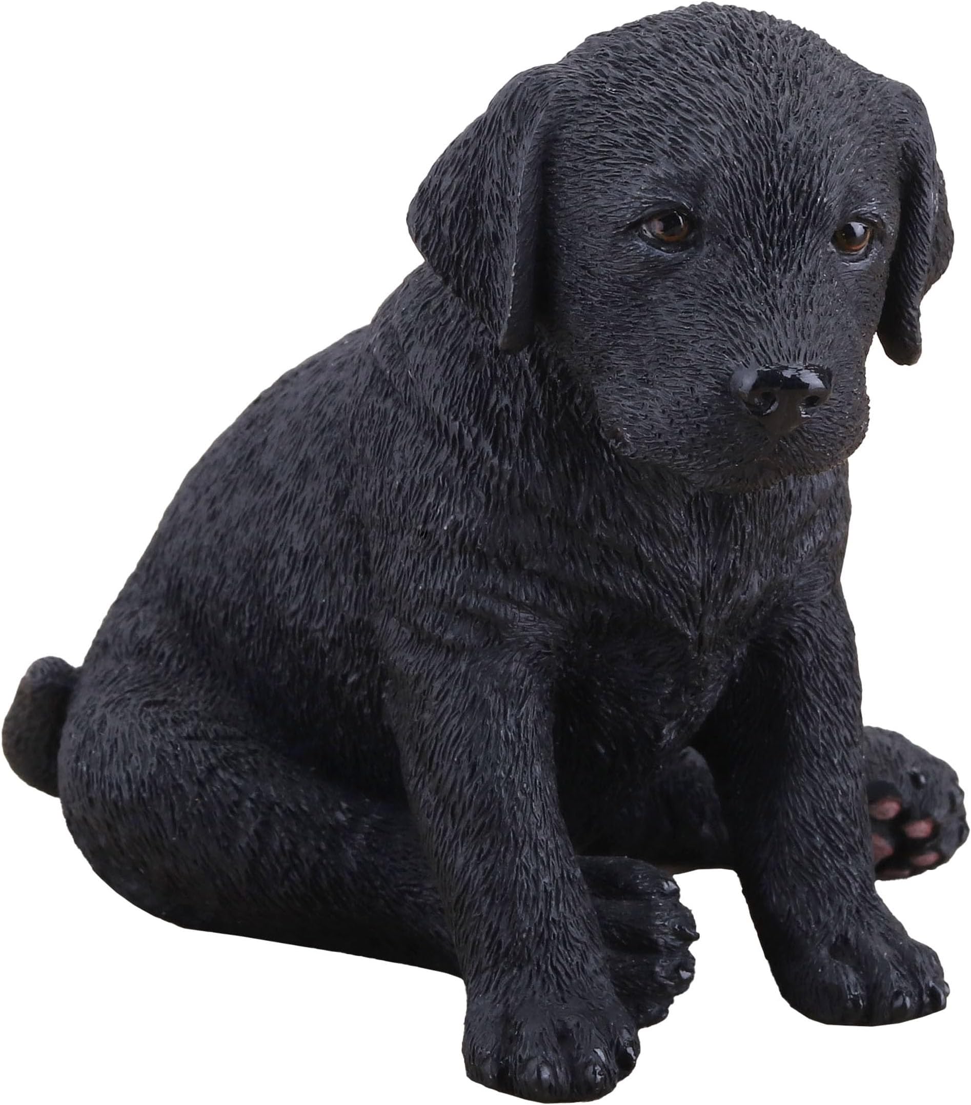 Amazon.com: JFSM INC. 3.25" Black Labrador Dog Sitting Up Figurine ...