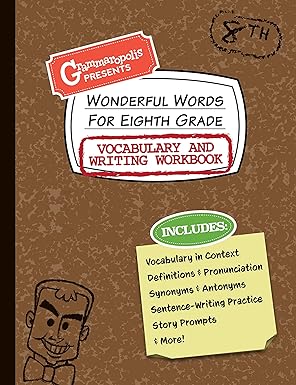Amazon.com: Wonderful Words for Eighth Grade Vocabulary and Writing ...