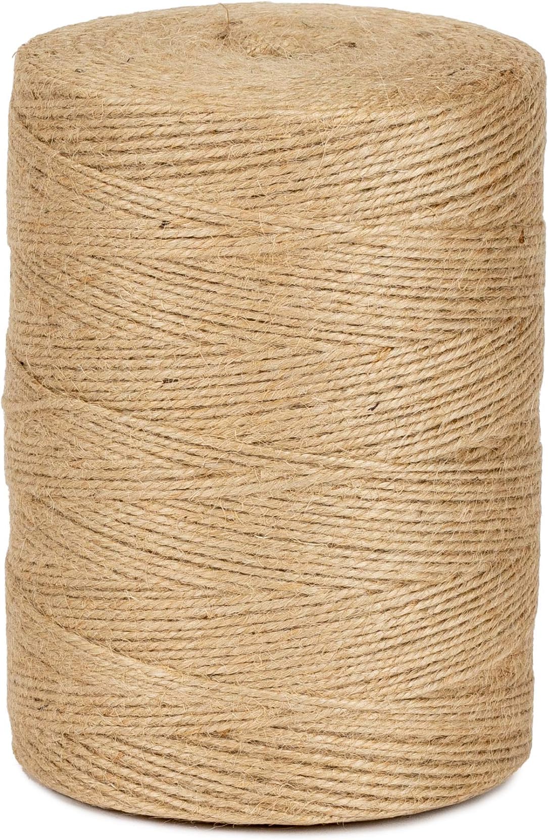 Herefun 200M Fil de Papier, Fil Fer Naturel Cordon en Papier, Fer Rotin ...