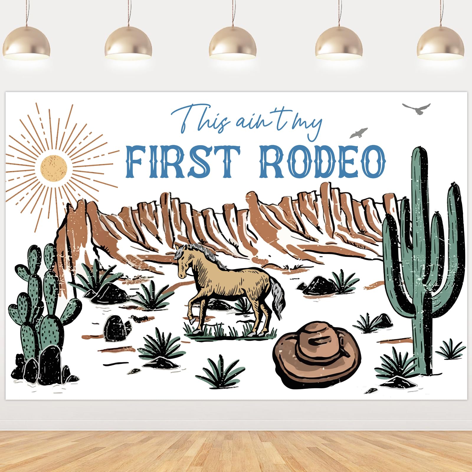 Buy Western 2nd Birthday Party Decorations Boy, This Ain't My First ...