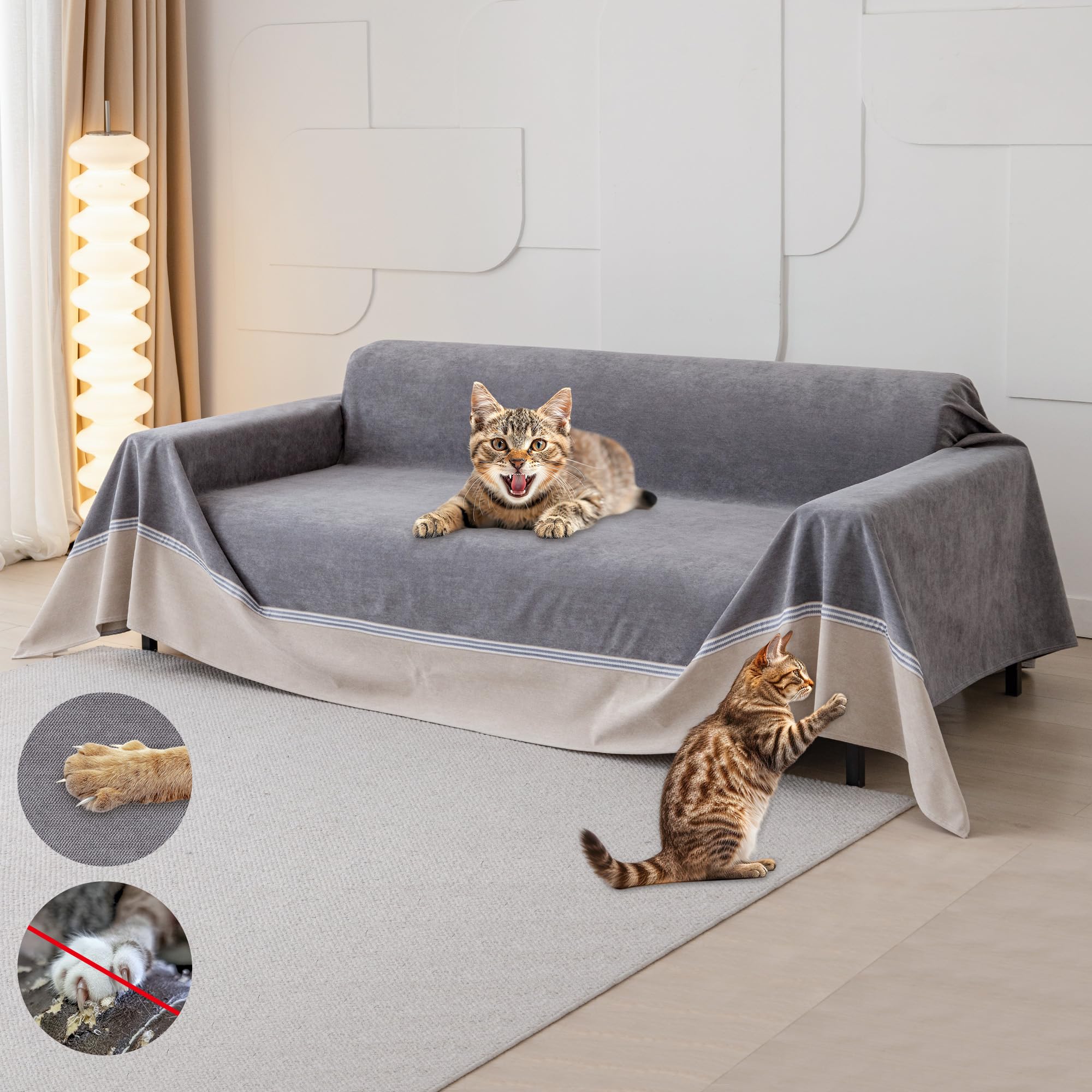 Amazon.com: Cat Scratch Furniture Protector - Anti-Slip, Waterproof ...