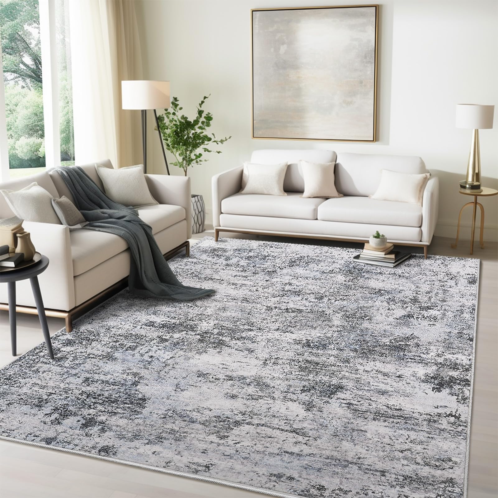 Amazon.com: Cochyean 8x10 Area Rugs - Washable Rug for Living Room ...