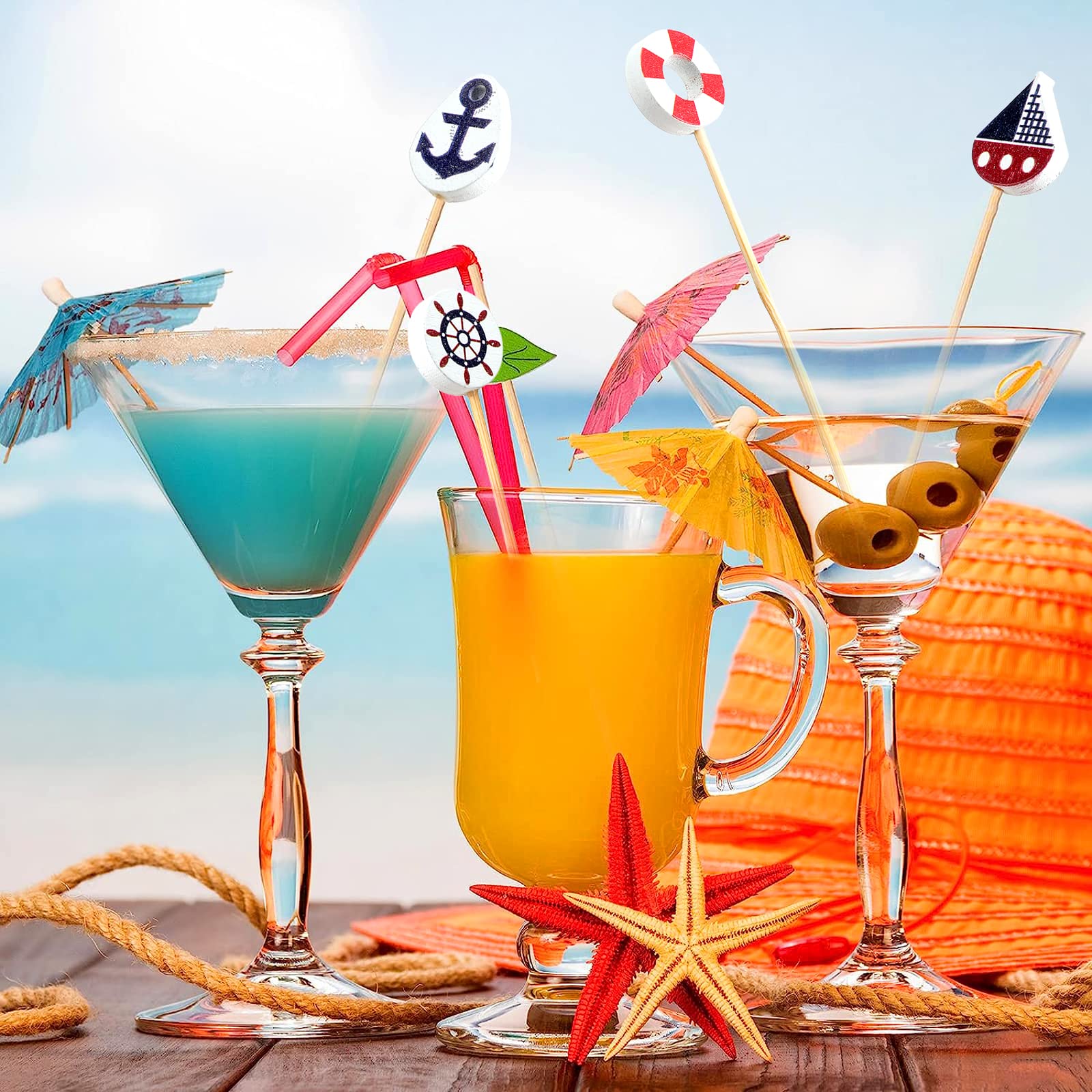 Nautical Themed Punch Shark Bite Drink Recipe Made With HAPPY