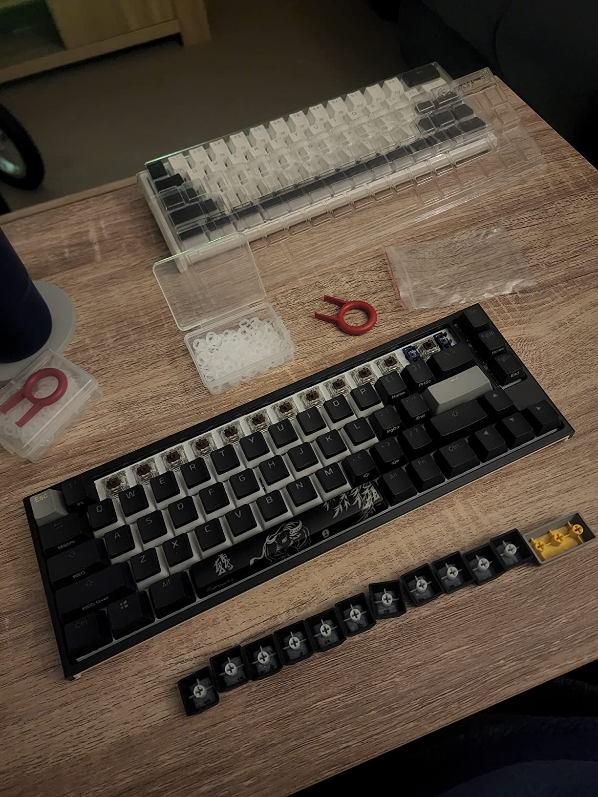 200 Pieces Rubber O-Ring Switch Dampeners Keycap White for Cherry MX ...