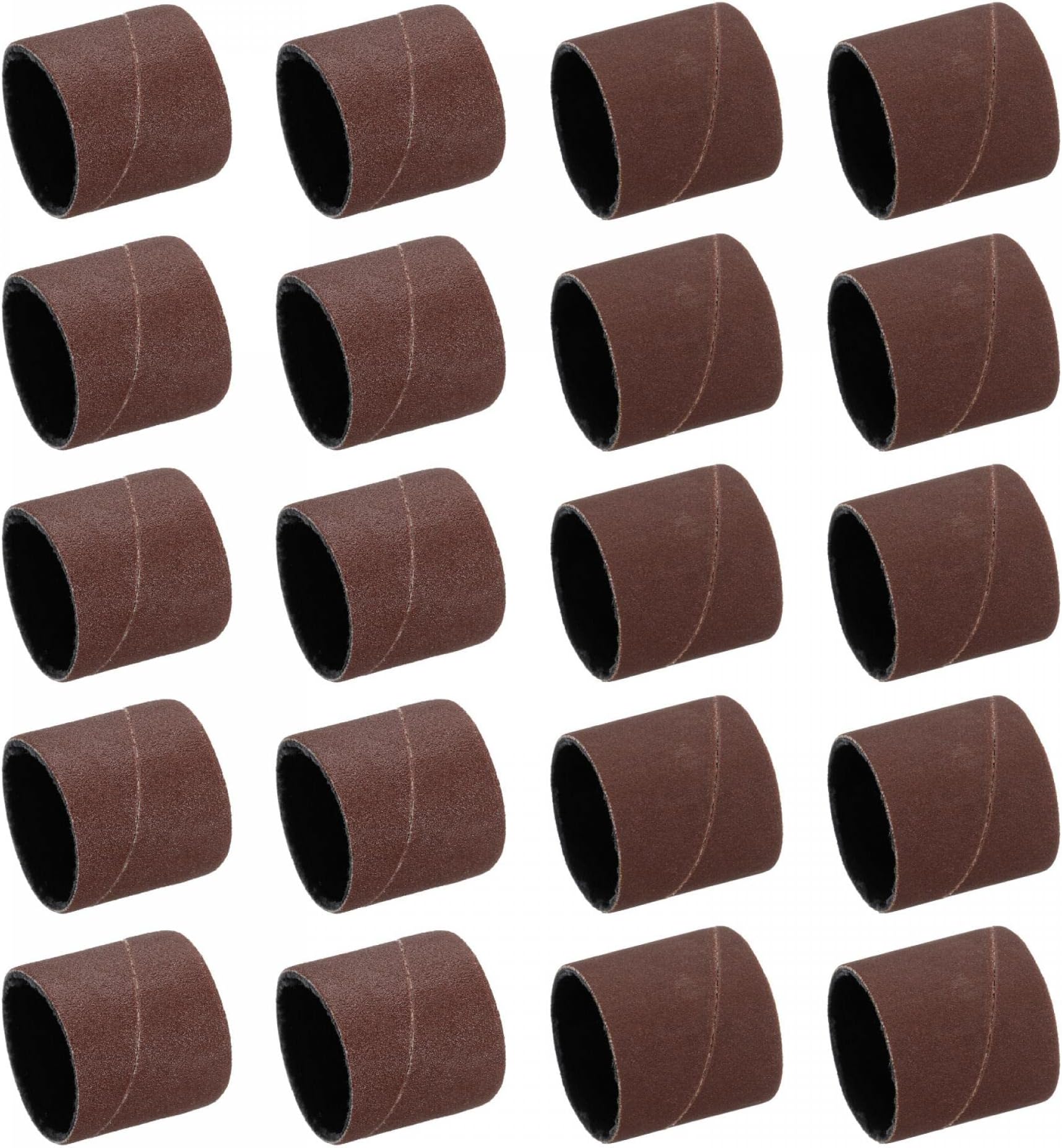 uxcell 1 Inch x 1 Inch Sanding Sleeves 240 Grits 600 Grits Sandpaper ...