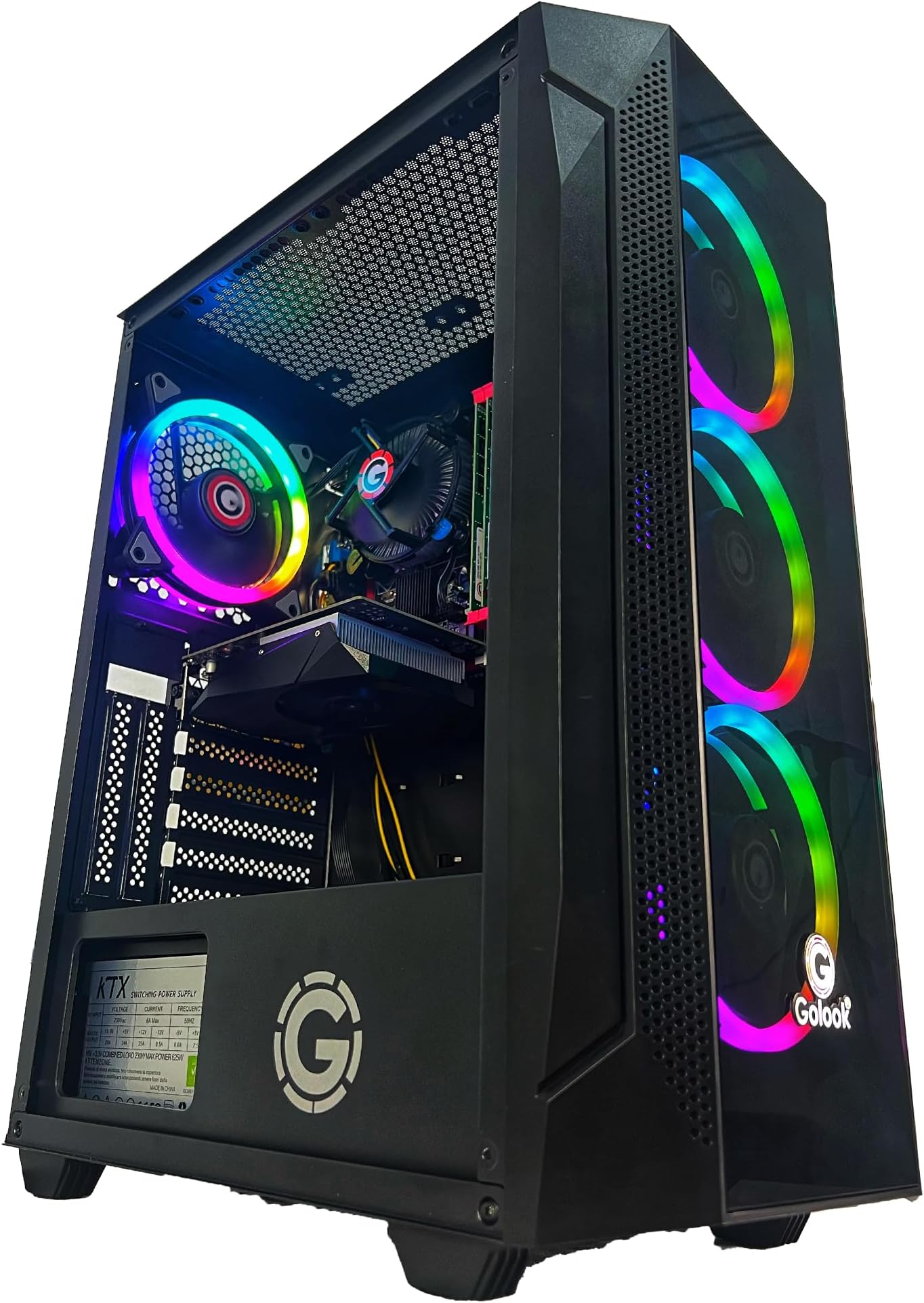 Golook PC Desktop Fisso Gaming • Core i7 • 32GB RAM • Scheda Video ...