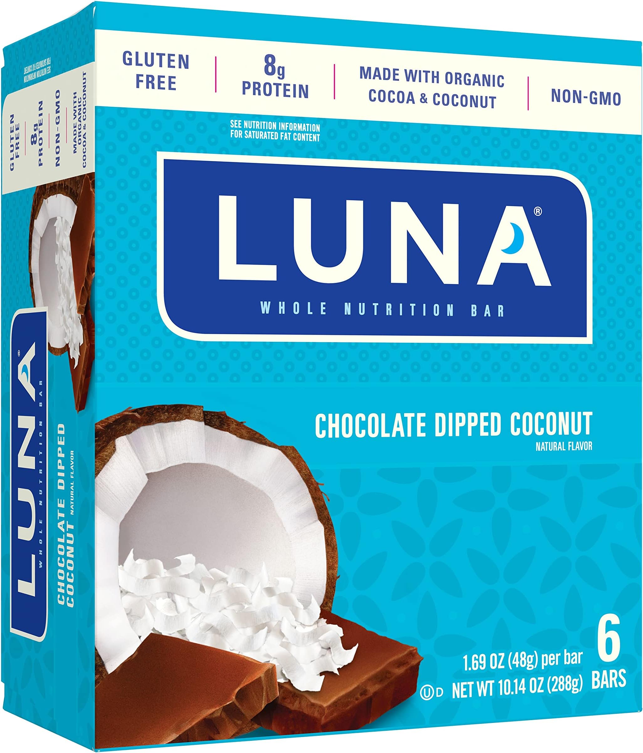 Amazon.com : LUNA Bar - Variety Pack - Gluten-Free - Non-GMO - 7-9g ...
