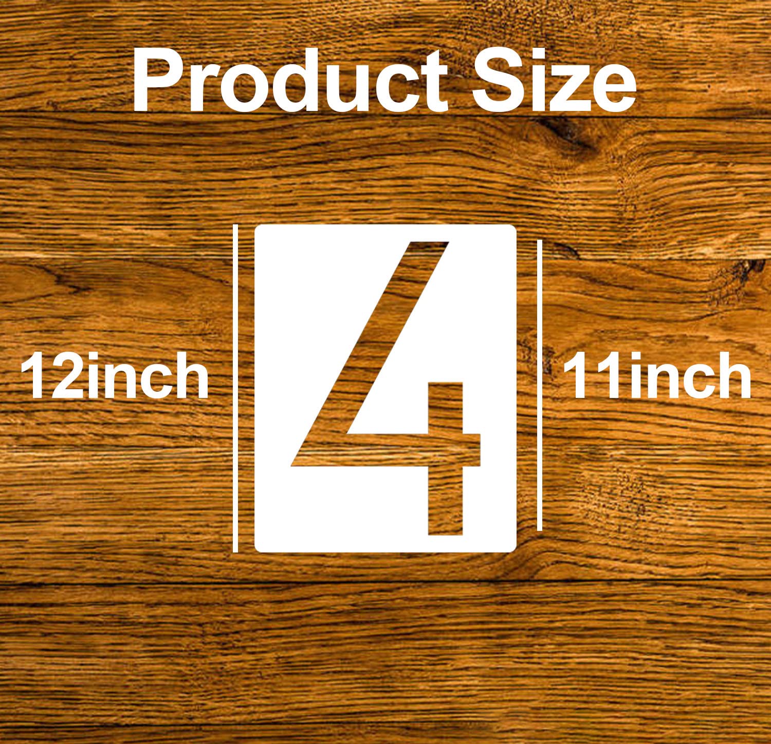 Snapklik.com : Large Number Stencil 12” Address Number Stencils Curb ...