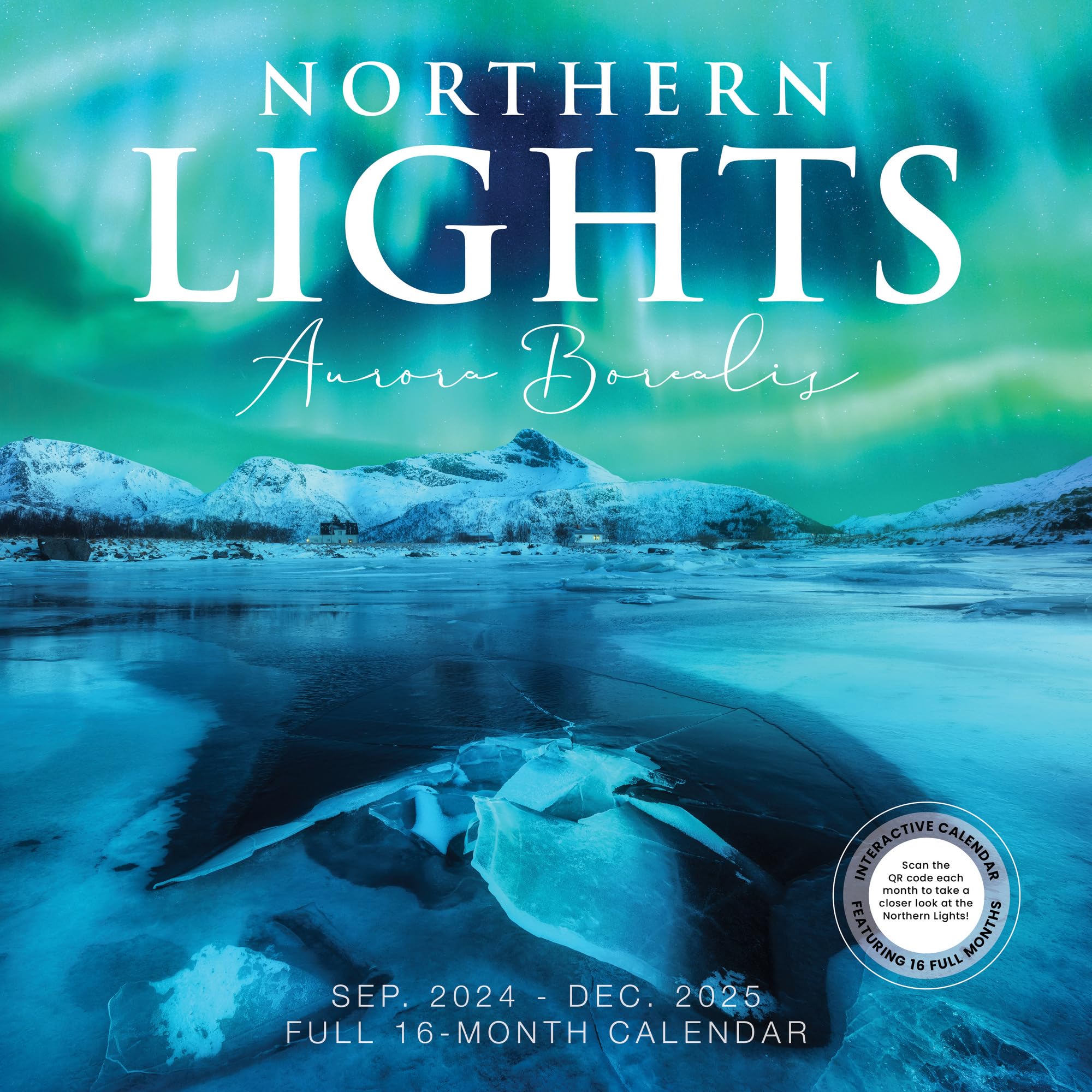 Amazon.com: Northern Lights Calendar 2025 | 12" x 24" Aurora Borealis ...