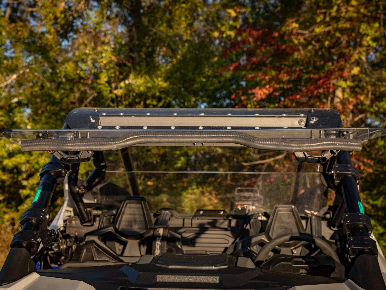 SuperATV Scratch Resistant 1/4" Polycarbonate Flip UTV Windshield for ...