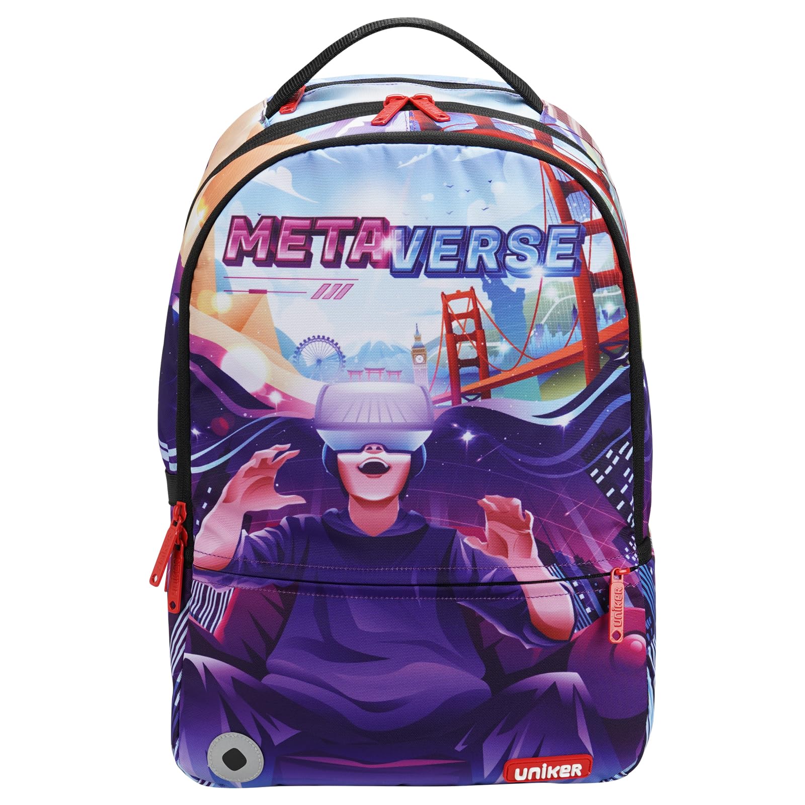 Amazon.com: UNIKER Graffiti Backpack Adult,Casual Daypack,Designer ...