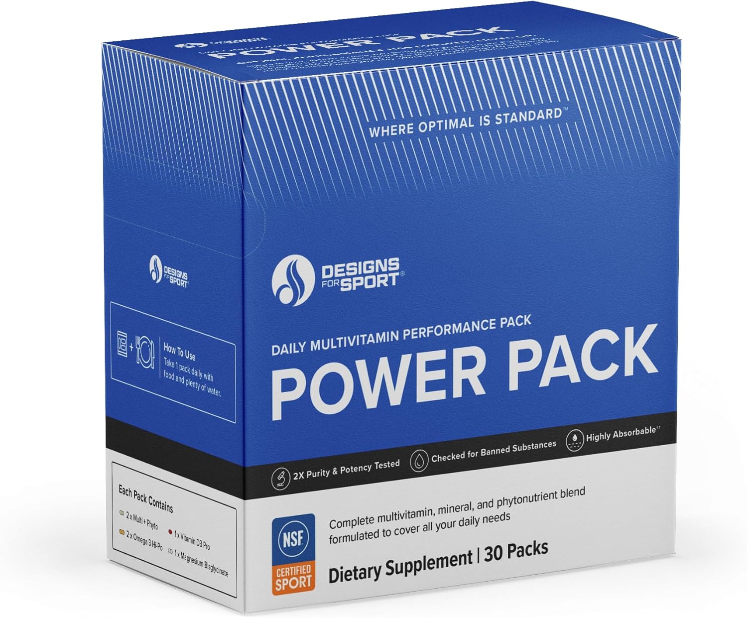 Amazon.com: Designs for Sport Vitamin Packs - NSF Certified for Sport ...