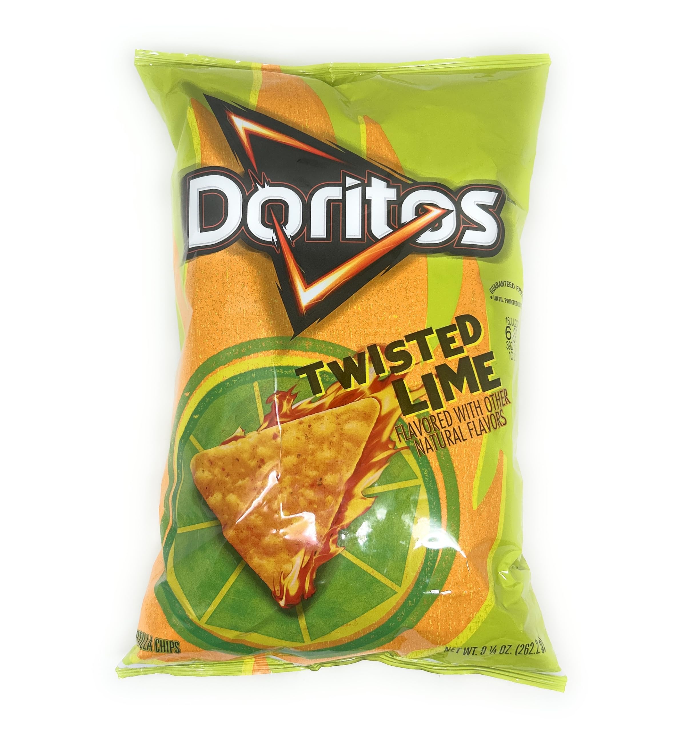Amazon.com: Doritos Twisted Lime Tortilla Chips - 9.25oz - 1 bag