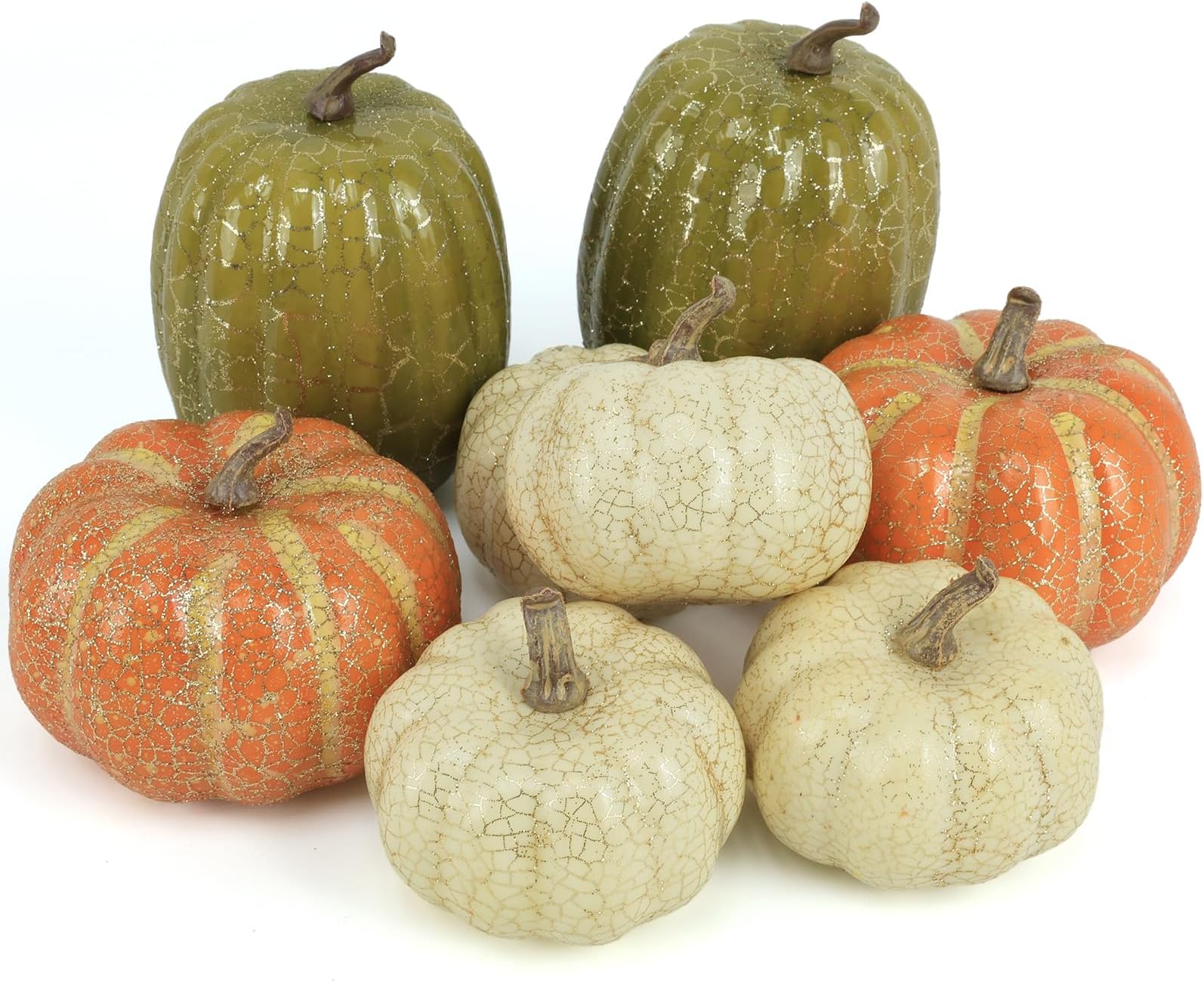 Amazon.com: BINPURE Fall Decorations for Home Artificial Fake Pumpkins ...