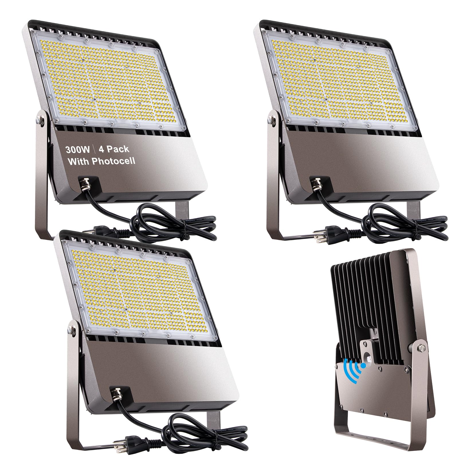 300W LED Flood Light Outdoor 42000Lm (1500W Equivalent) Led Stadium ...