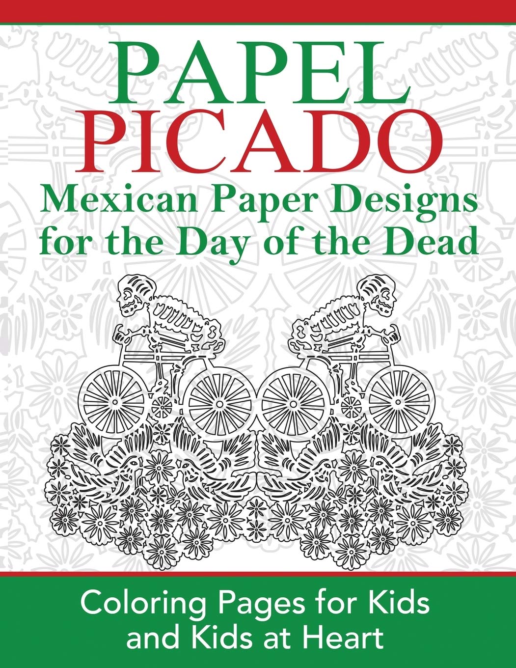 Mexican Papel Picado Coloring Pages Premium Vector | Hand Drawn Papel