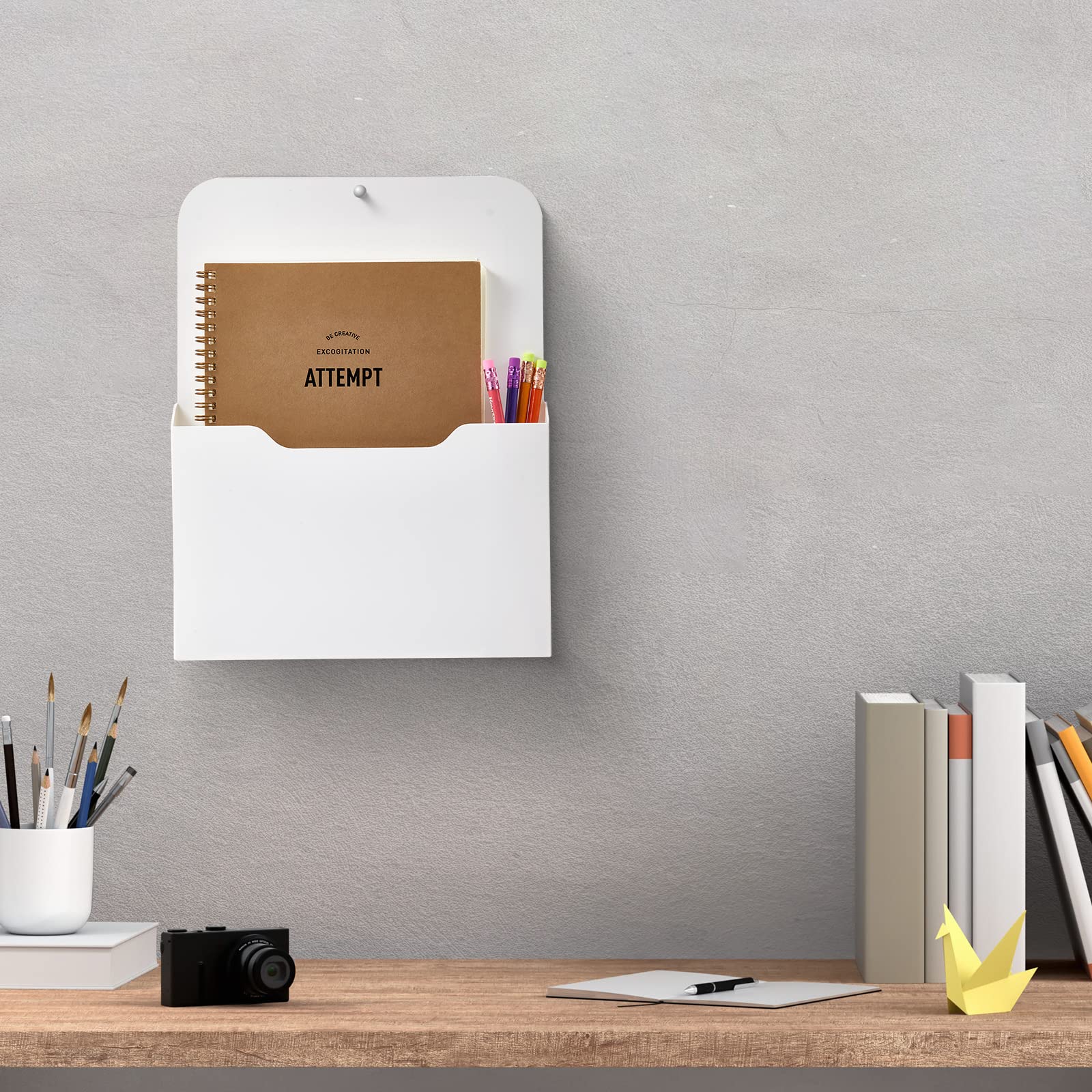 Snapklik.com : 24 Pieces Large Magnetic File Holder Bulk Magnetic Paper ...