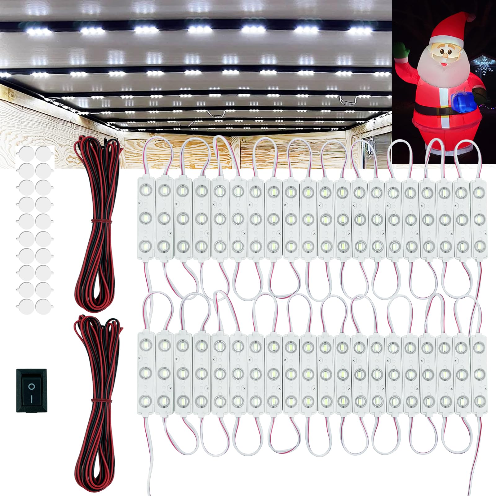 Amazon.com: Van Interior Lights 12V, 120LED Enclosed Trailer Interior ...