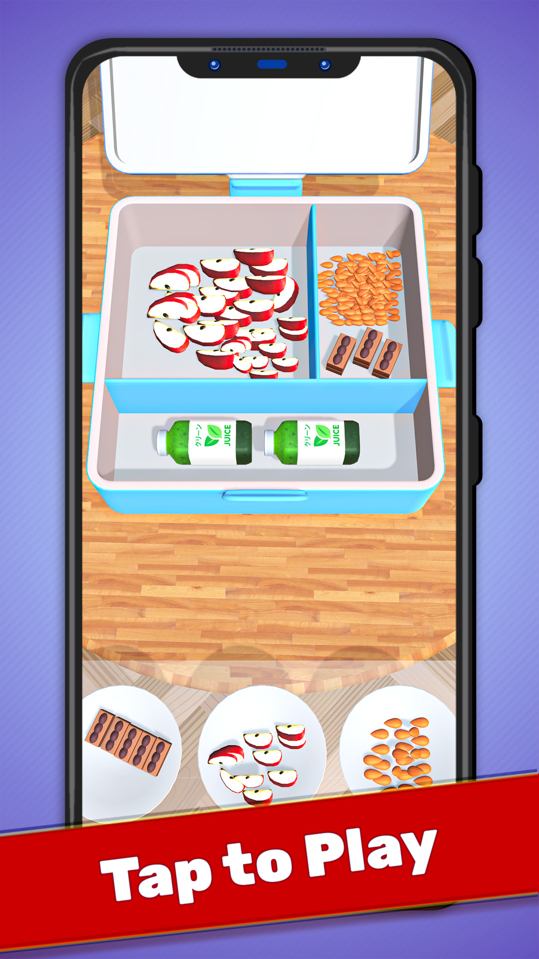 Lunch Box Organizer! Fill Food Sort Organizing Master 3D - Fill The LunchBox Ready Organize and ...