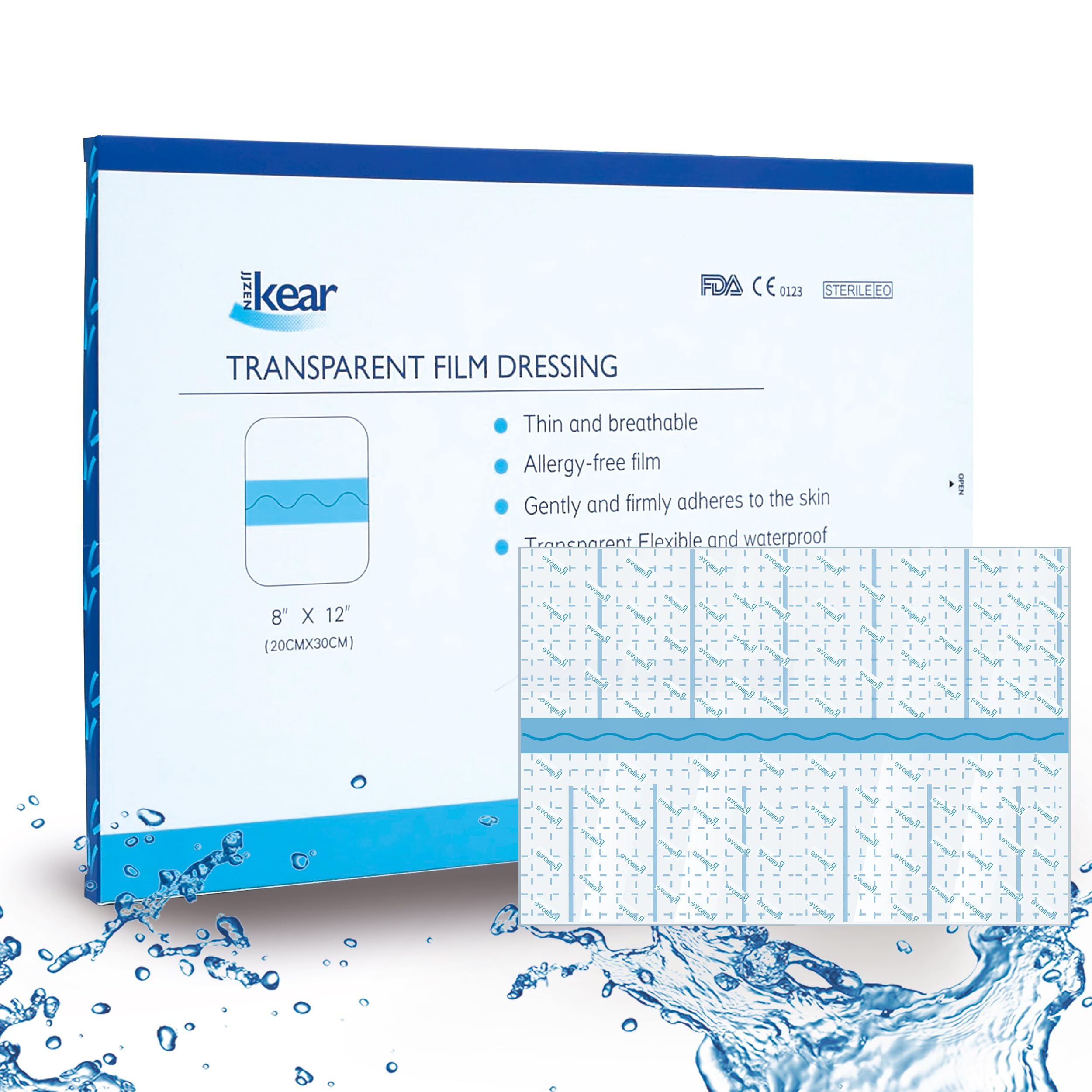 Amazon.com: 8"x12"-12 Individual Packages Sterile Waterproof ...