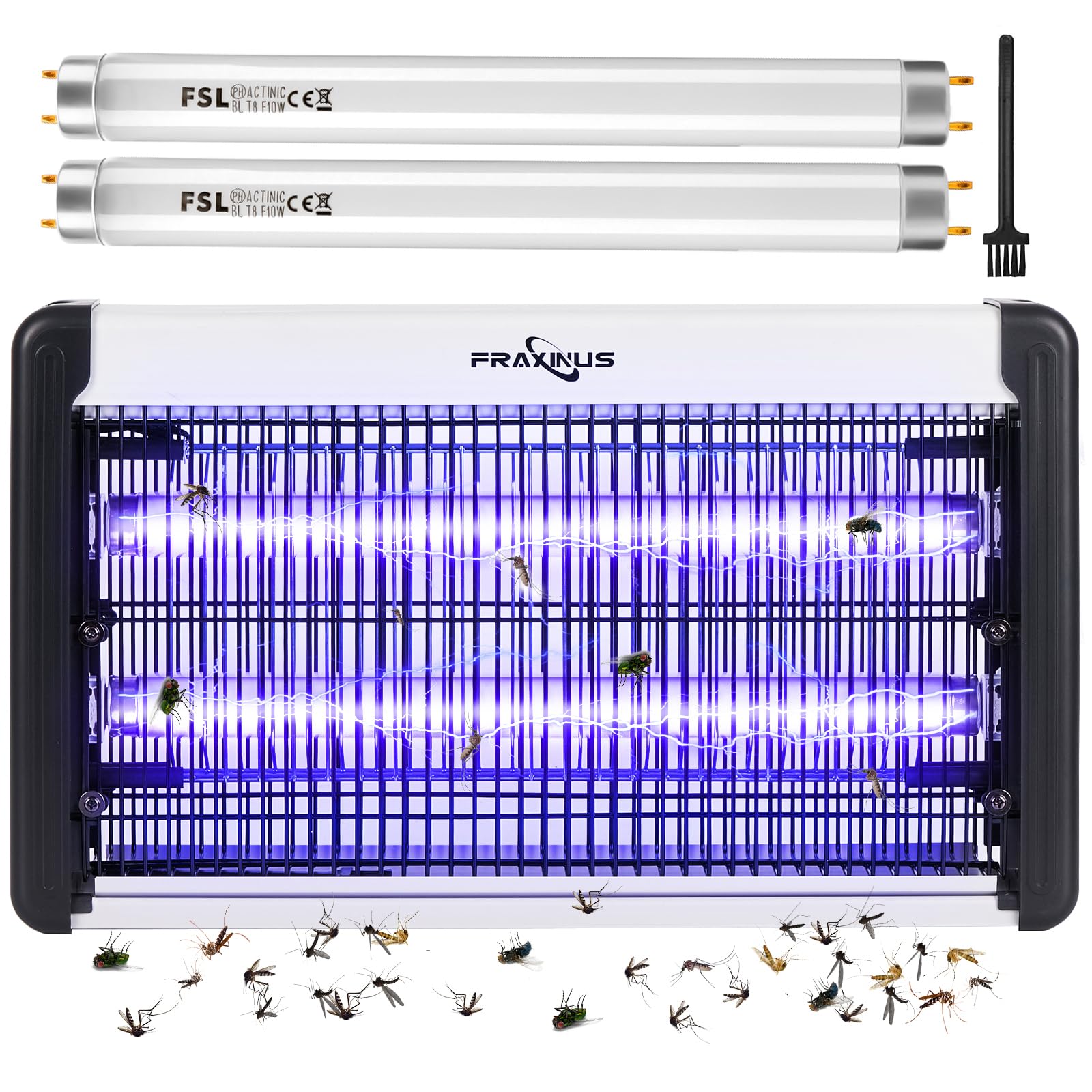 fraxinus Fly and Insect Killer 20W, Fly Zapper Electric, Upgraded 4200V ...