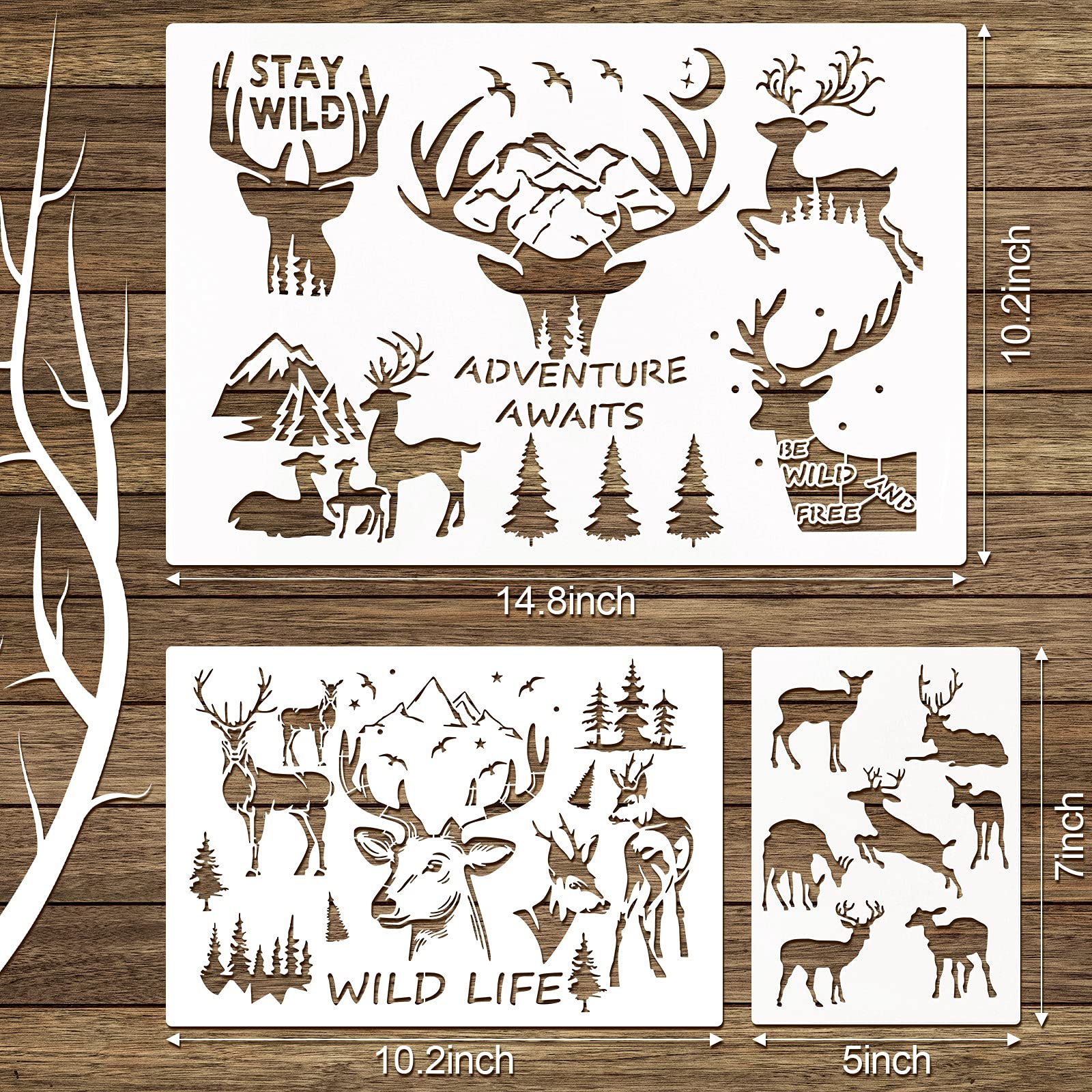 Forest Stencils Printable
