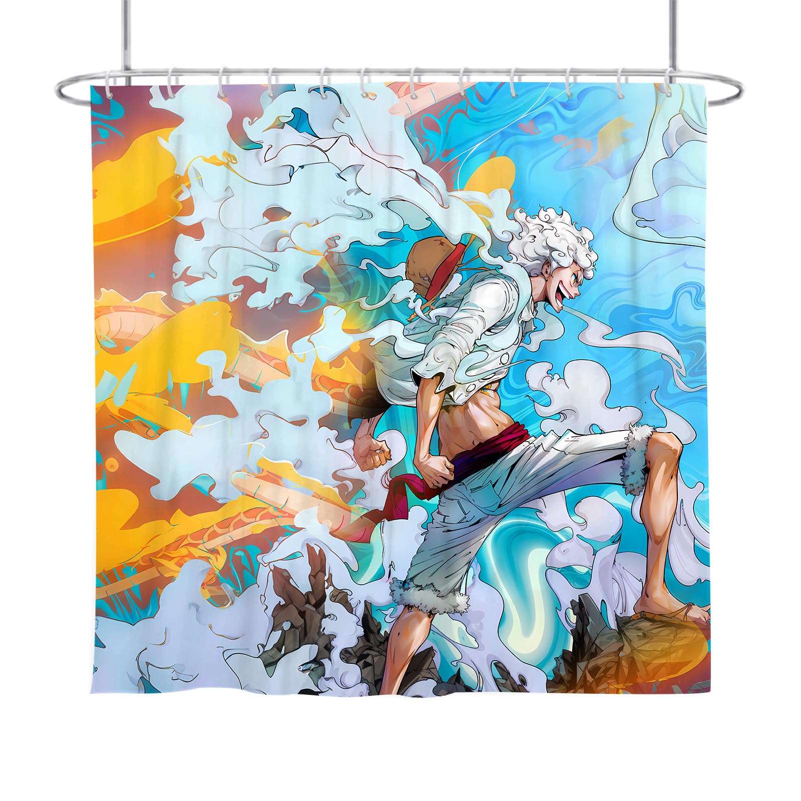 One Piece Anime Shoower Curtain
