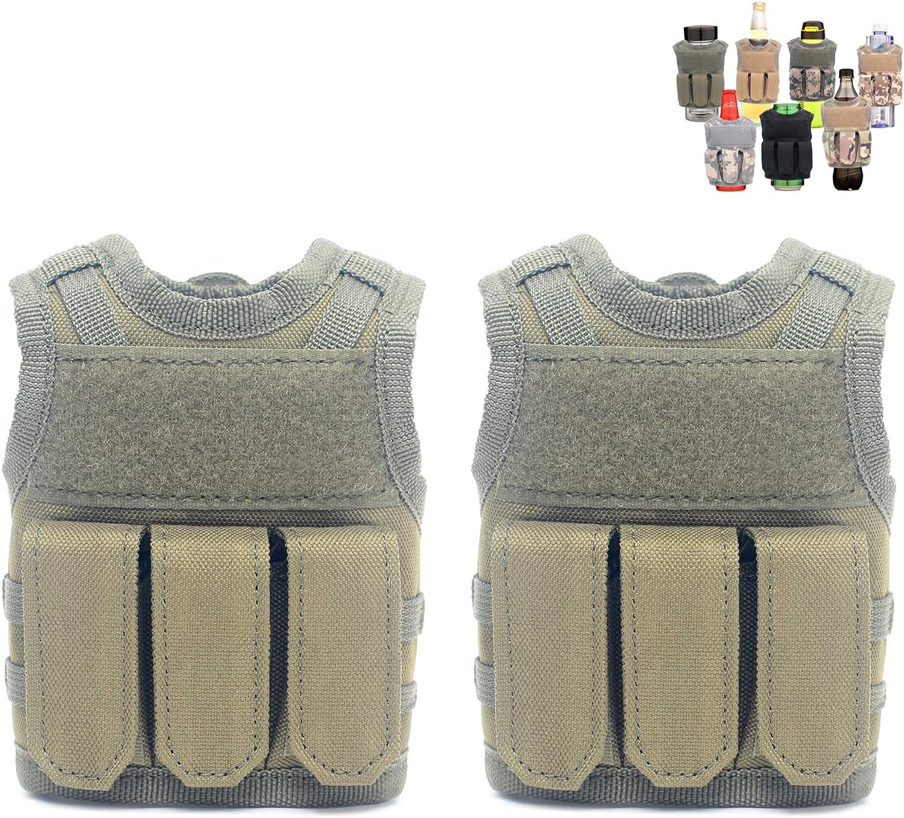 Amazon.com: Tactical Beer Vests Beverage Cooler Upgraded Military ...