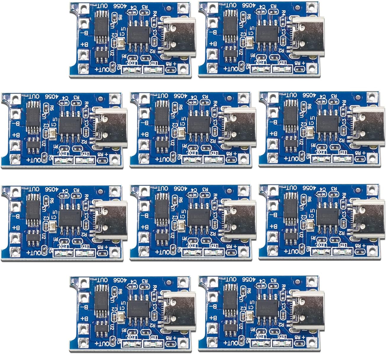 Electronic Spices TP4056 5V 1A 18650 Lithium Battery Charging modules ...