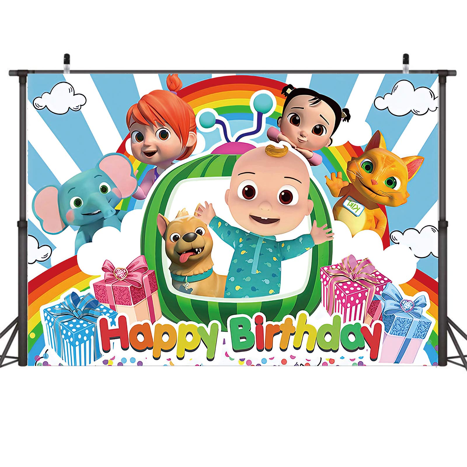 Cocomelon Background for Birthday DIY Party Backdrop Newborn ...