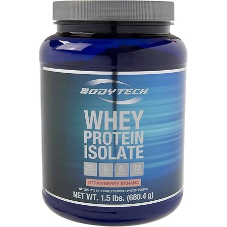 Amazon.com: BODYTECH Whey Protein Isolate Powder - with 25 Grams of ...
