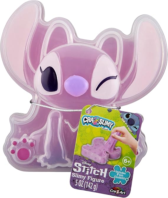 Amazon.com: Disney Angel Stitch Premium Pre-Made Slime, 8 oz Glossy ...
